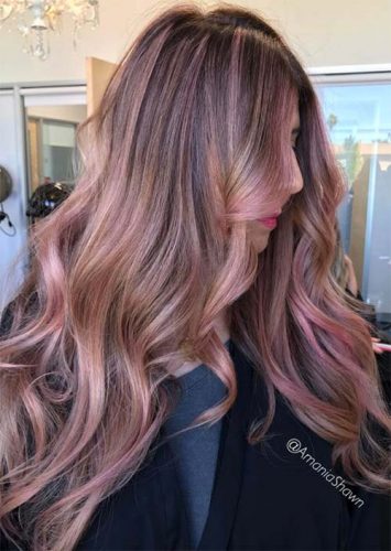 52 Charming Rose Gold Hair Colors to Try in 2022 - Glowsly