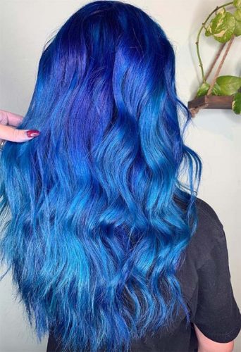 How to Dye Hair Blue at Home - Glowsly