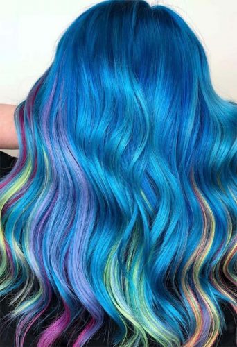 How to Dye Hair Blue at Home - Glowsly